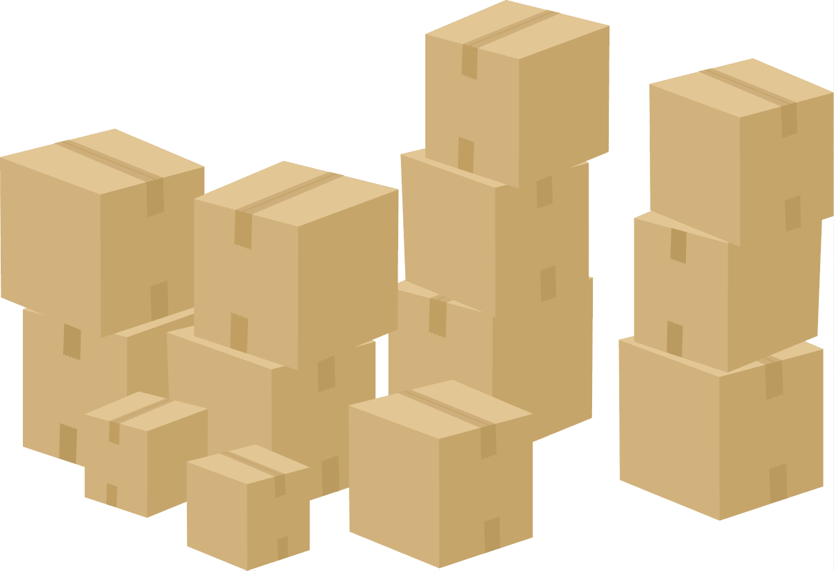 5 X 4 X 4 Natural Kraft Corrugated Box 200 Lb 32 ECT Packed 25 Bundle